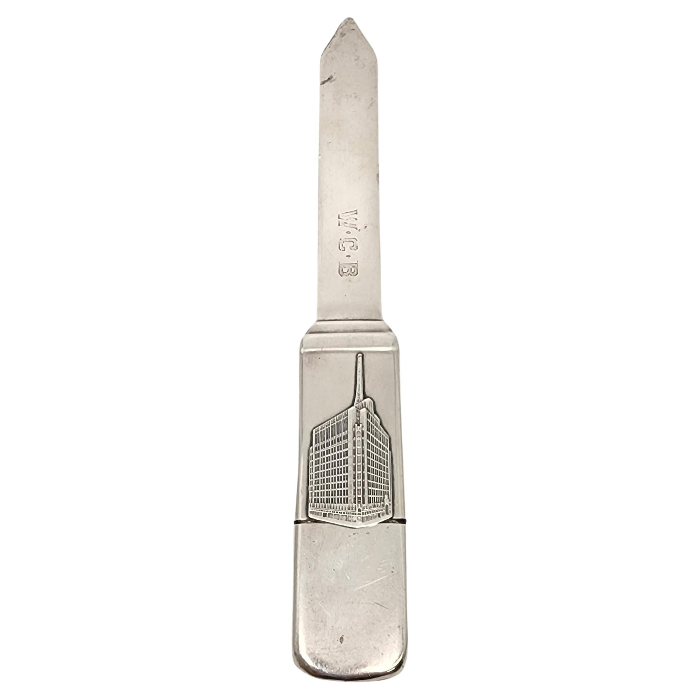 Antique Leonore Doskow Sterling Silver Ruler/Letter Opener For Sale at ...