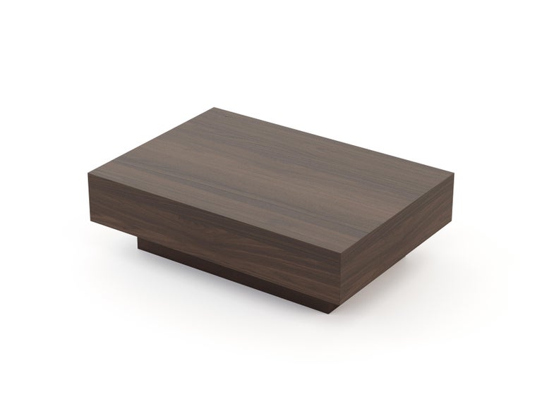 Scandinavian modern style Porto Coffee Table made with walnut, Handmade ...