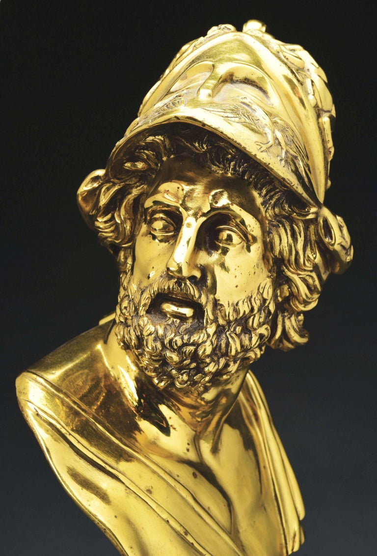 Portrait Bust of the Greek Hero, Ajax in Bronze, circa 1890 For Sale at ...