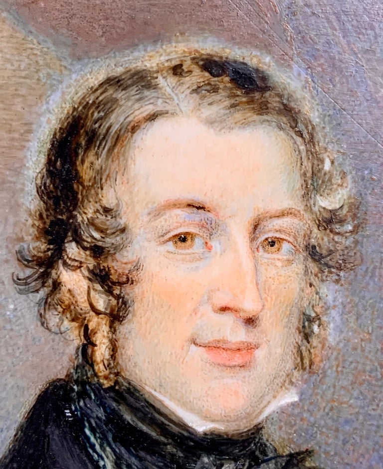 Portrait Miniatures of a Gentleman, Edward William Thomson 'British ...