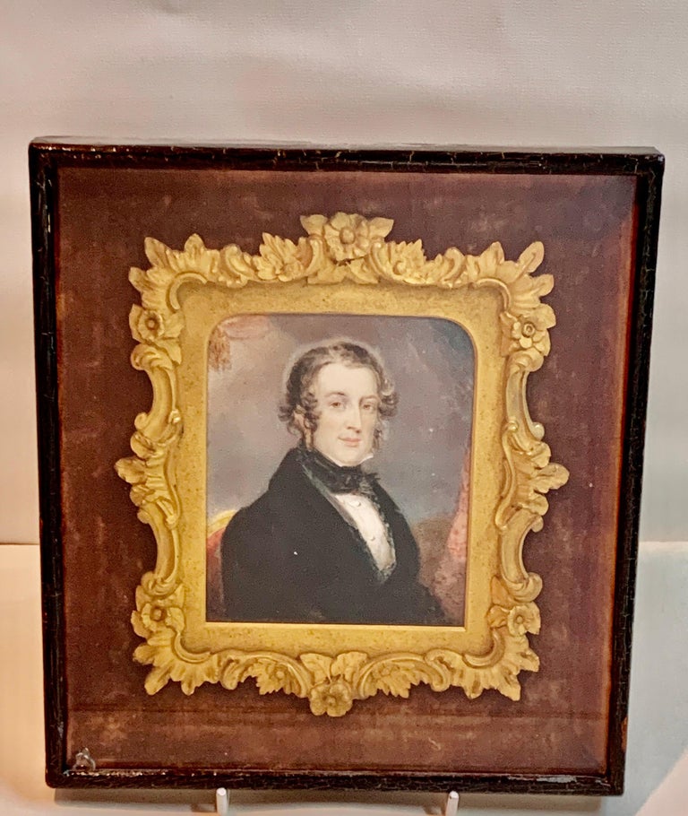 Portrait Miniatures of a Gentleman, Edward William Thomson 'British ...