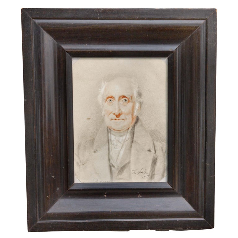 Portrait d'un homme par l'artiste russe Pavel Andreevich Fedotov, vers ...