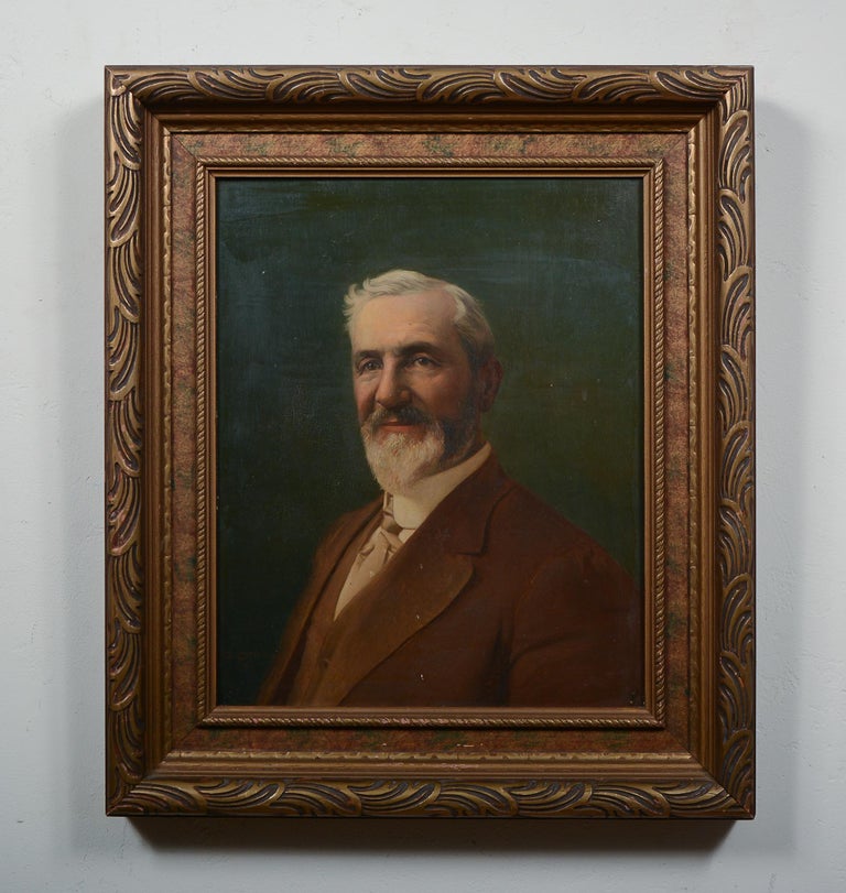 Portrait of a Gentleman by Silas Broux , 1912 For Sale at 1stDibs