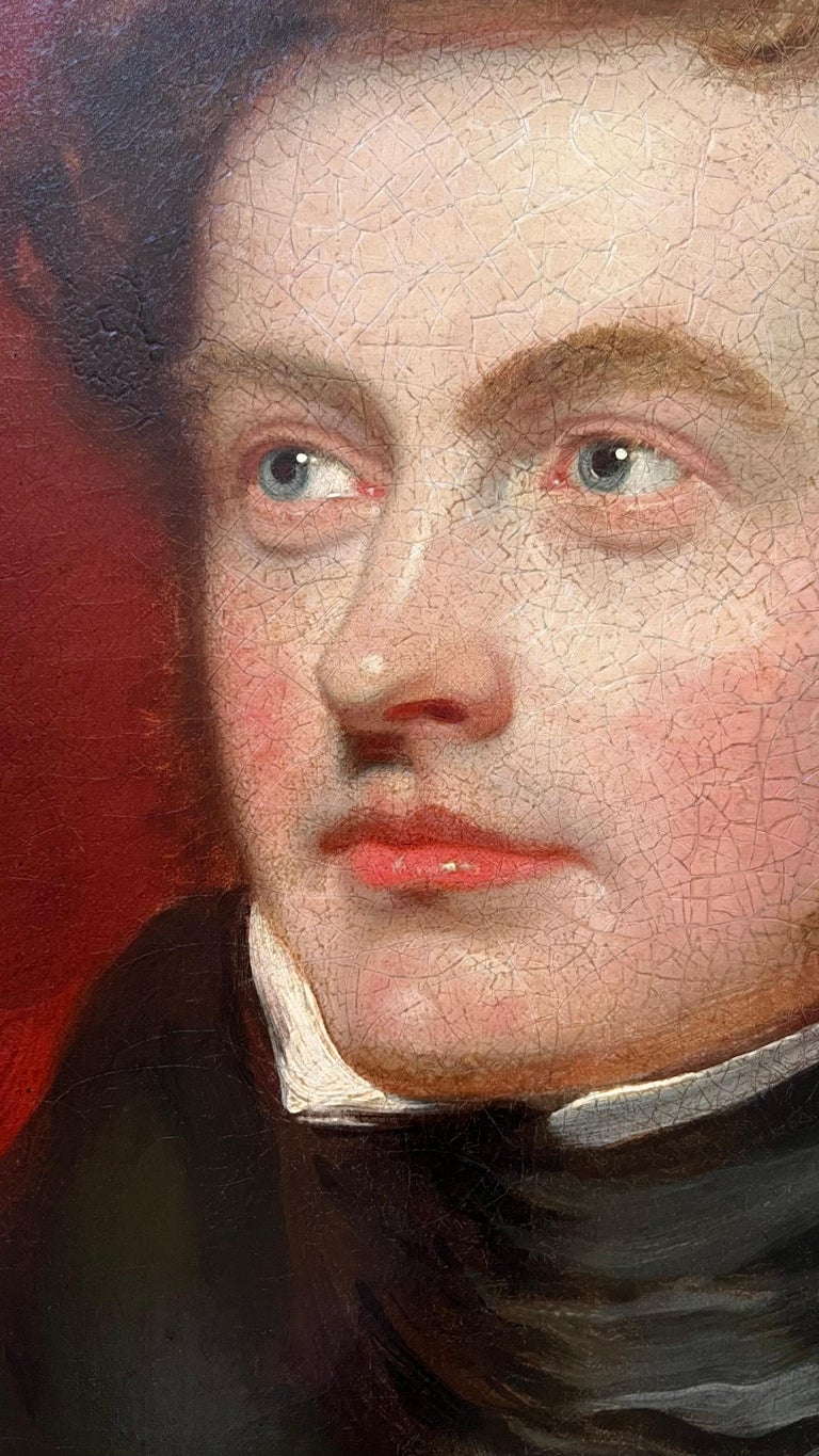 Portrait of a Handsome Regency Gentleman in Giltwood Frame For Sale at ...