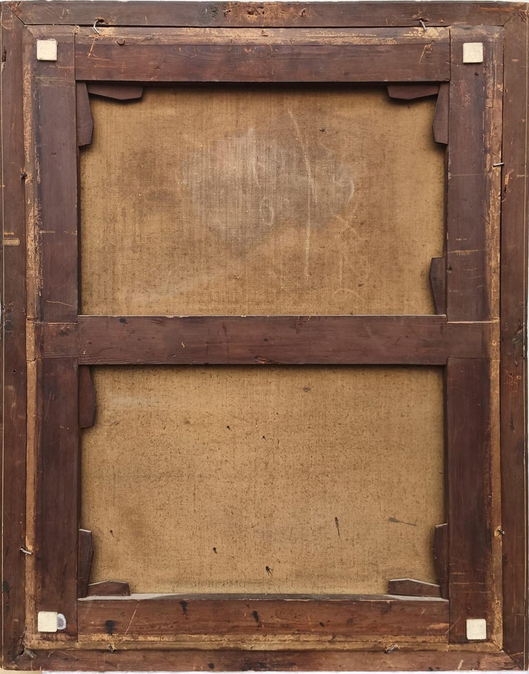 Portrait of a hunter, oil painting on canvas by english painter R.H ...