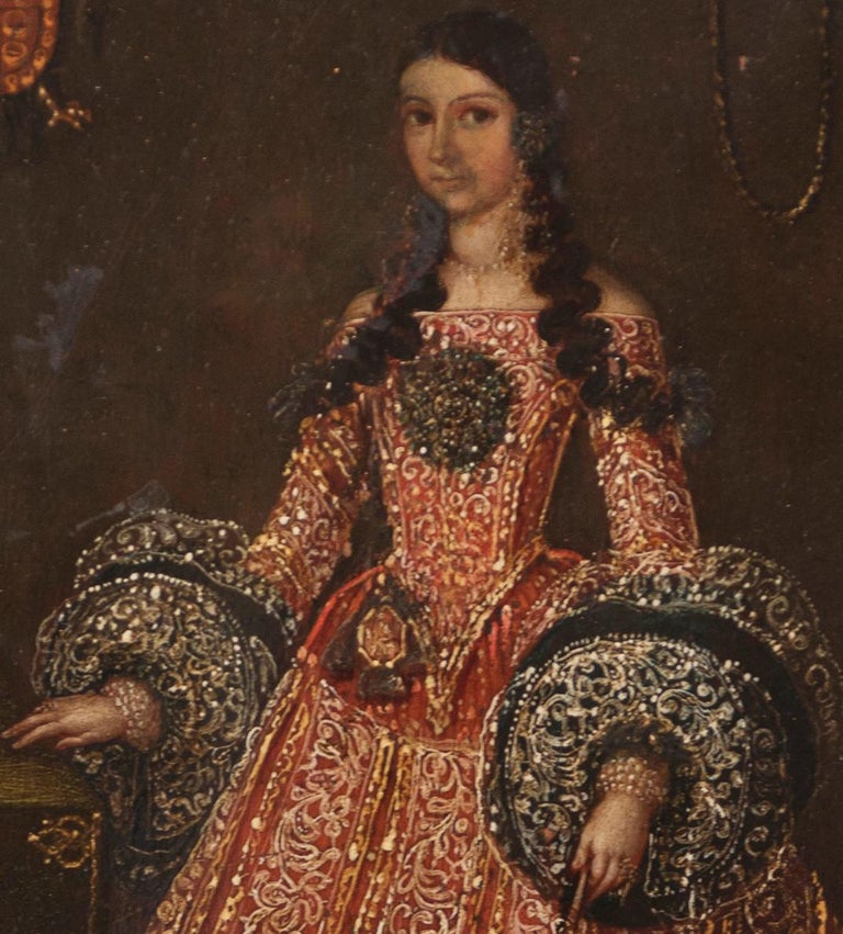 Portrait of a Noble Woman For Sale at 1stDibs | mexican nobility, noble ...