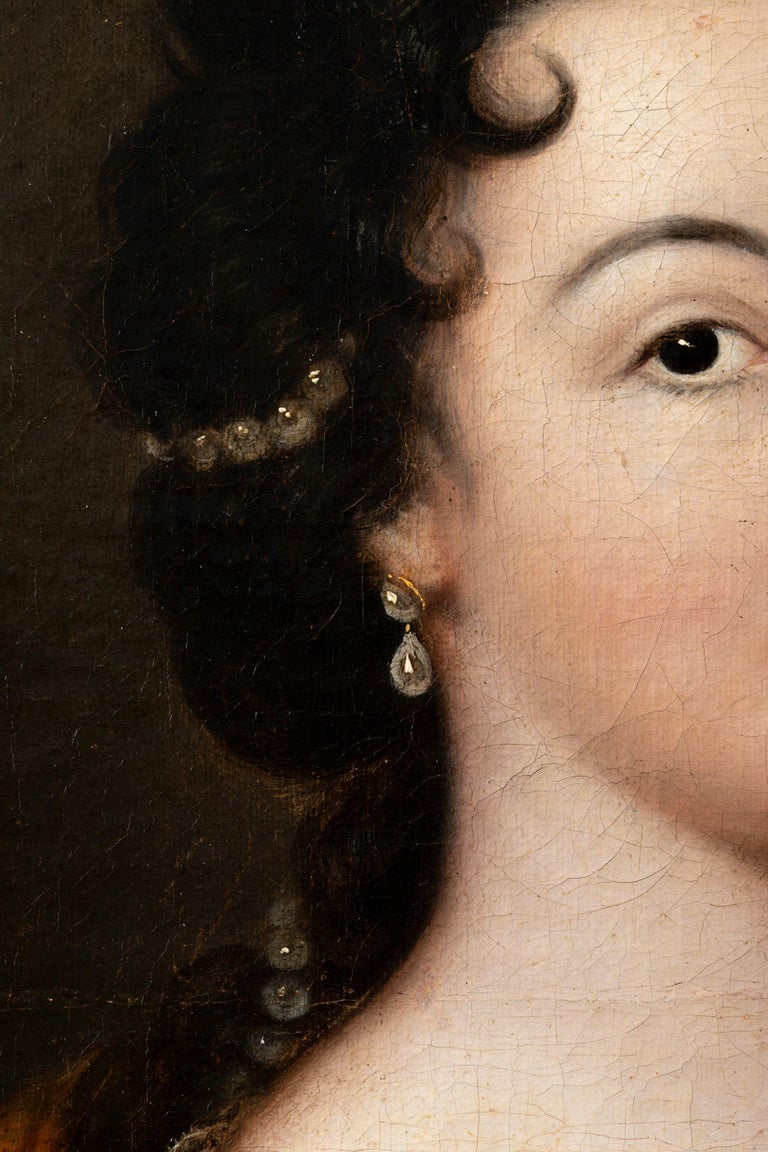 Portrait of an Elegant Woman 18th, Attributed to Alexis Simon Belle For ...