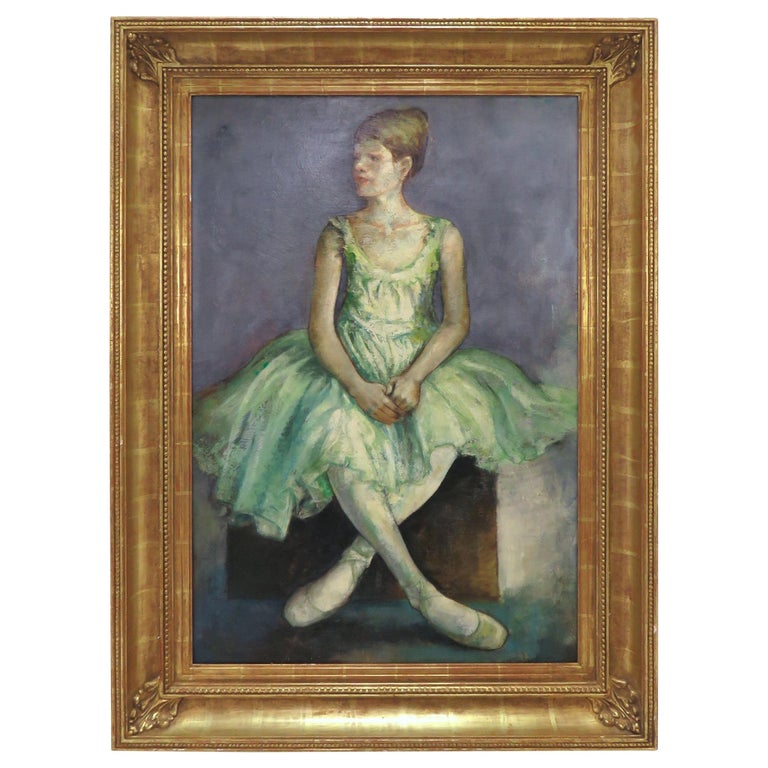 Portrait of an Elegant Young Ballerina by Charles Lanier, circa 1960s ...