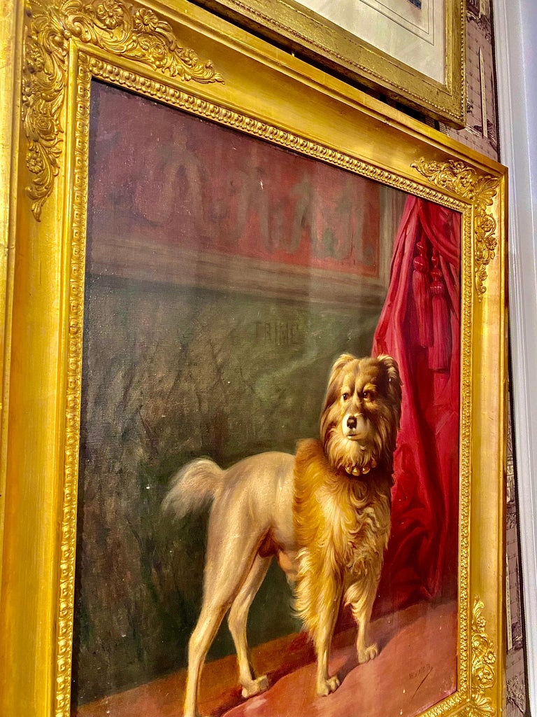 Portrait of Friel, Dog of the Dukes of Osuna, by Marcos Hiràldez Di ...