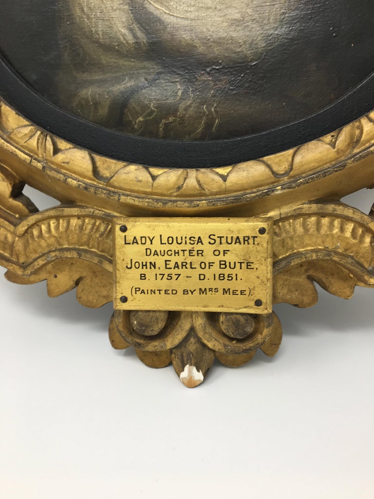Portrait of Lady Louisa Stuart by Mrs. Mee, circa 1785 at 1stDibs