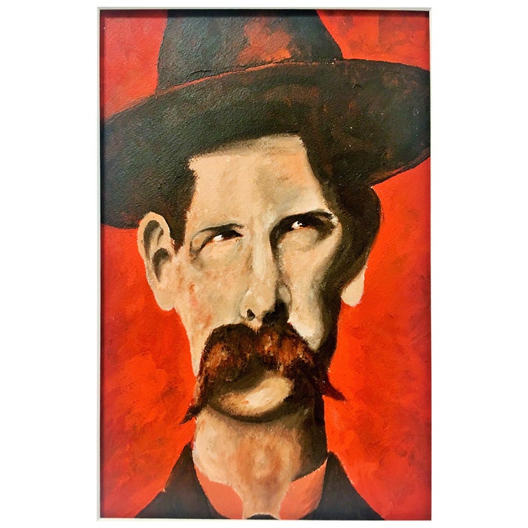 Portrait of Man Wearing Hat at 1stDibs