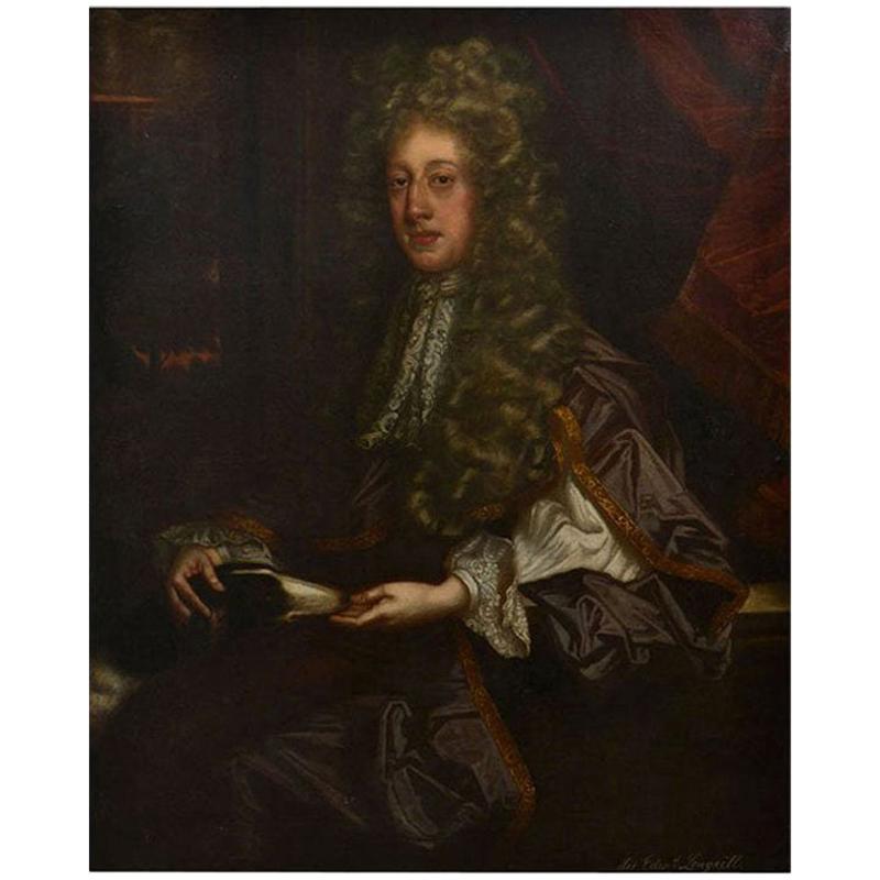 Portrait of Sir F.H. Thorton by John St. Helier Lander at 1stDibs