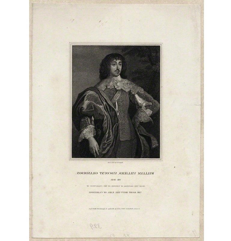 Portrait of William Villiers, 2nd Viscount Grandison after Sir Anthony ...