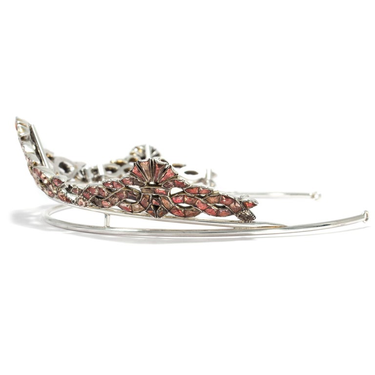 Portugal circa 1780, Orange-Red Imperial Topaz Silver Neoclassical ...