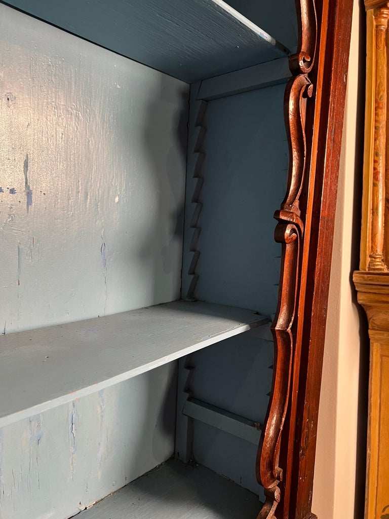 Portuguese, Colonial Carved Hanging Wall Shelf For Sale at 1stDibs