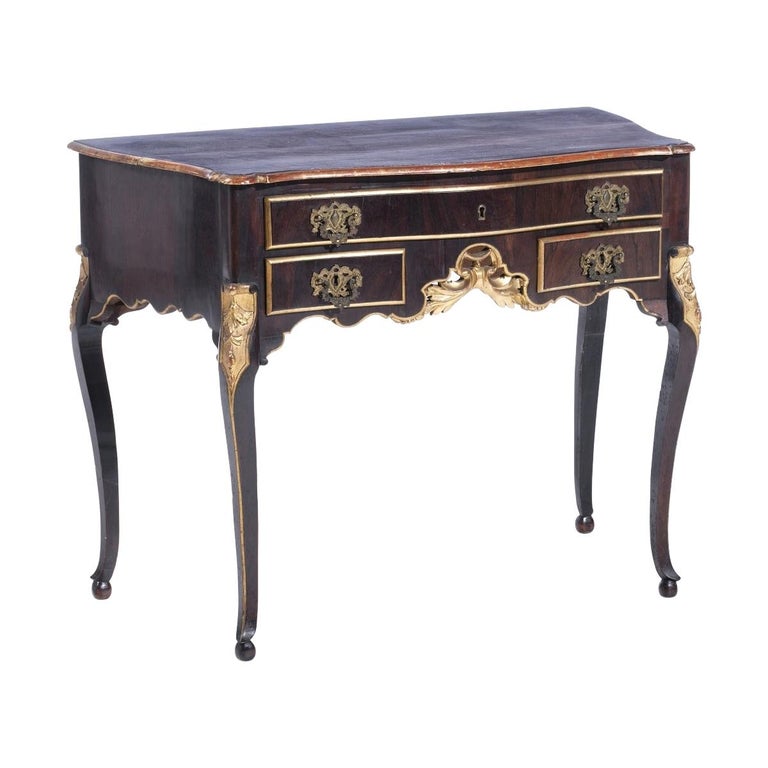 Portuguese Console Table 18th Century Saint Wood For Sale at 1stDibs