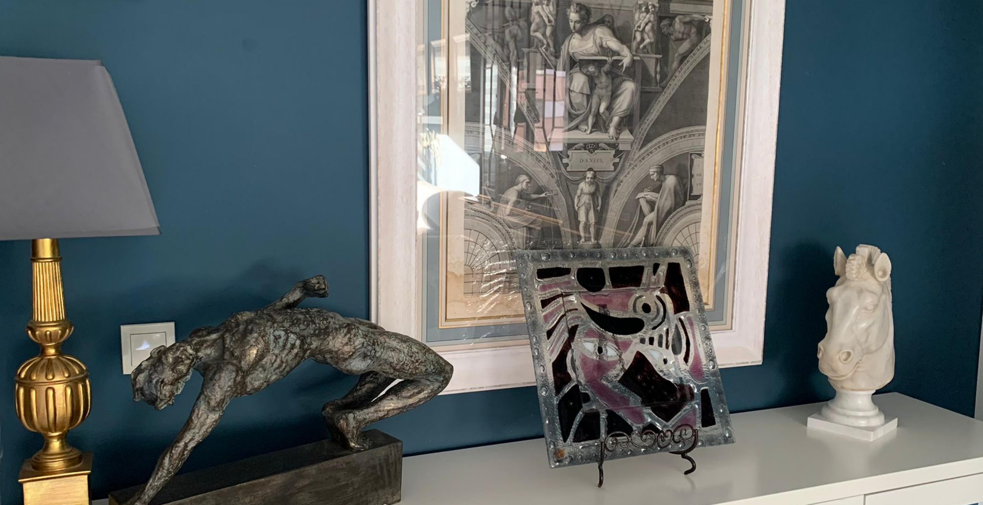 Portuguese Glass Plate by Luis Soares, 21st Century at 1stDibs