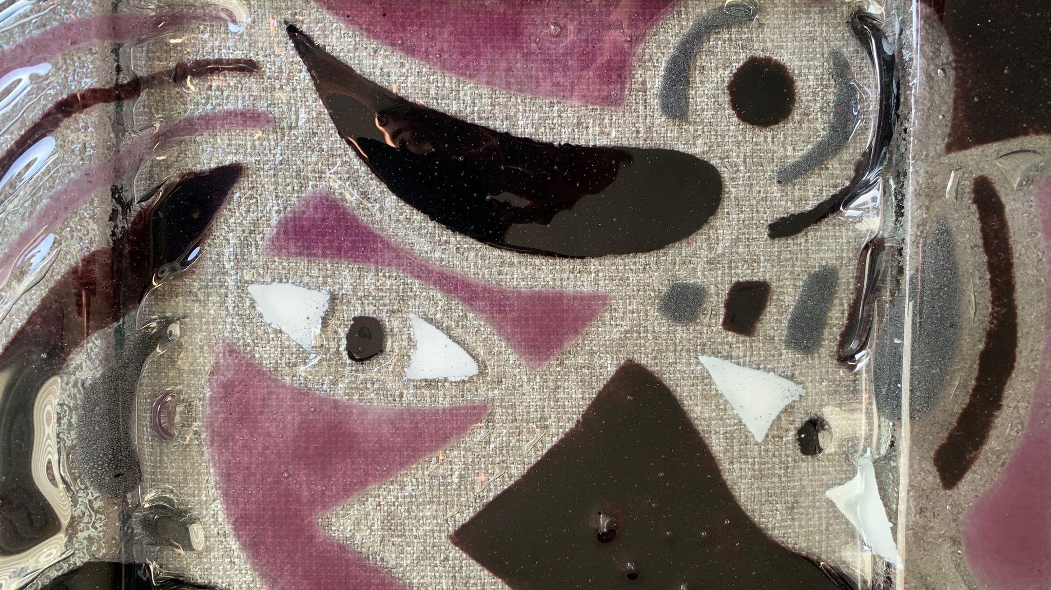 Portuguese Glass Plate by Luis Soares, 21st Century at 1stDibs
