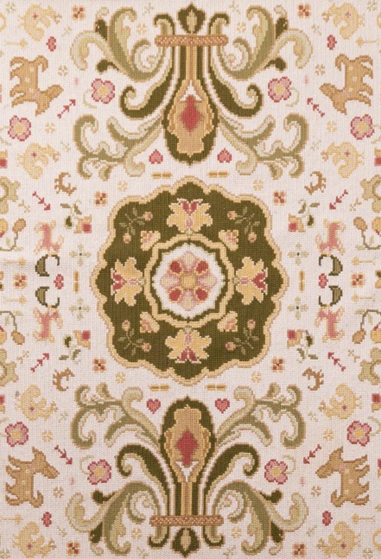 Portuguese Rug "Arraiolos", 20th Century For Sale at 1stDibs