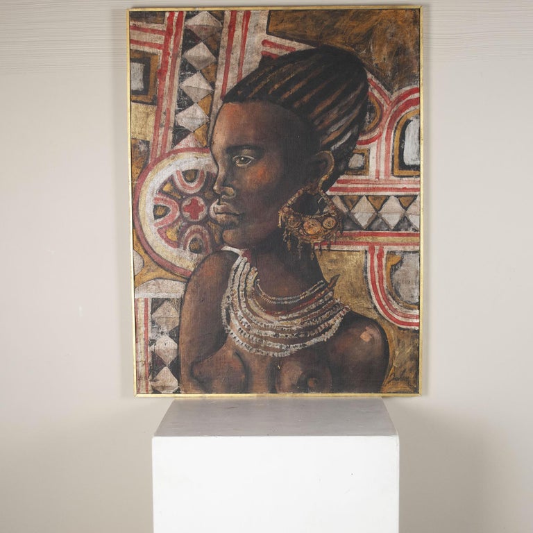 Post cubism work by Etiennette Johan 50's For Sale at 1stDibs