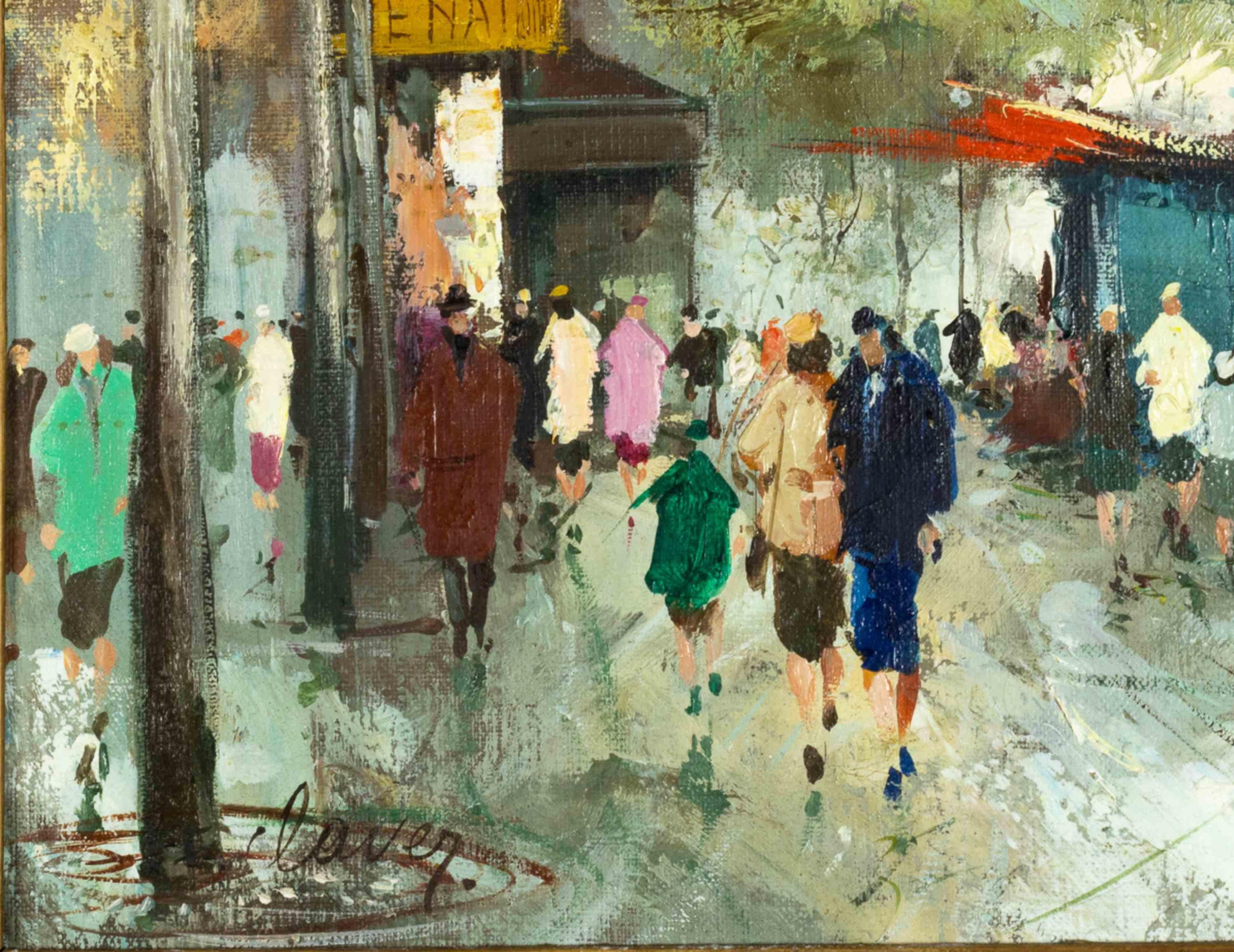 Post Impressionism Paris Painting by François Claver, 20th Century For ...