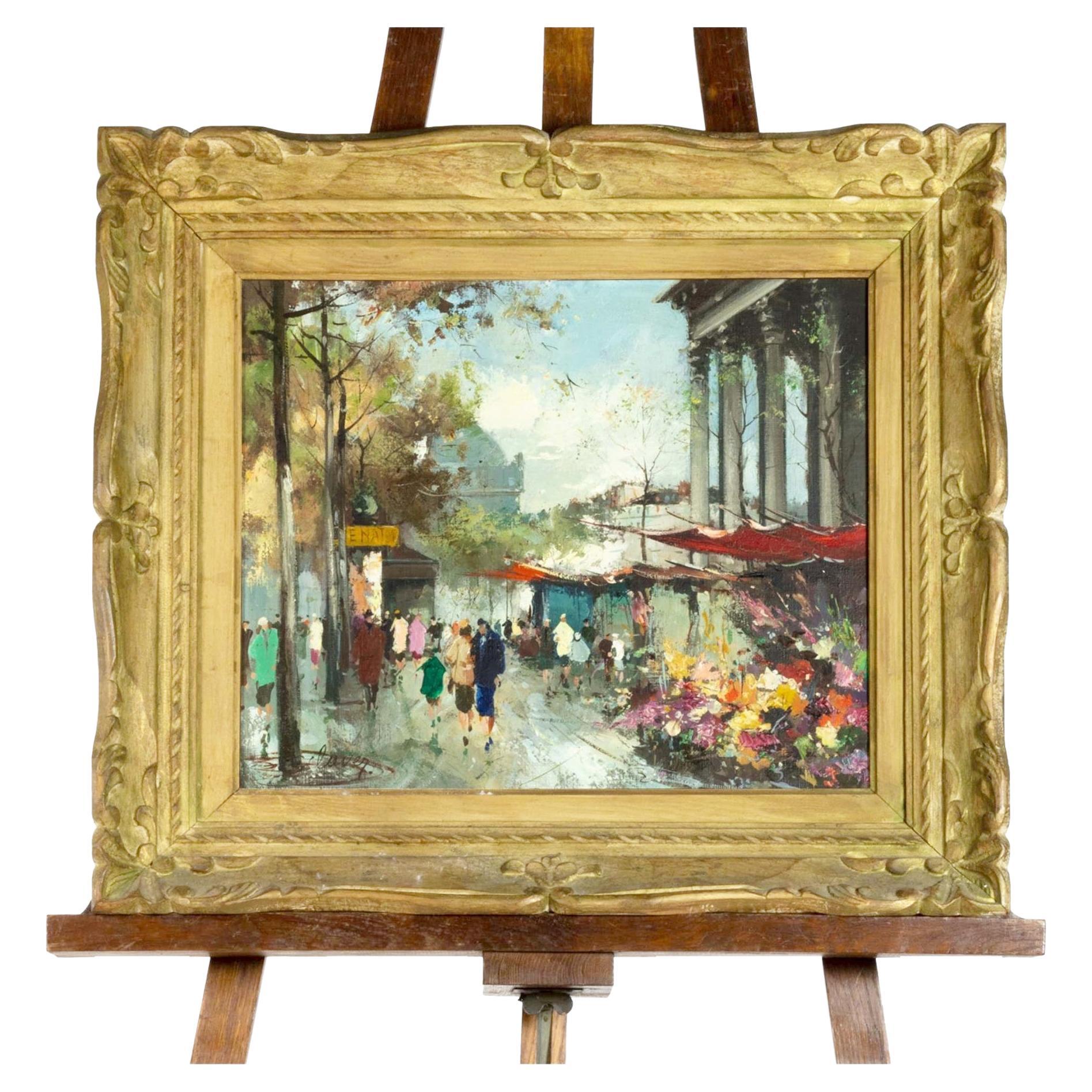 Post Impressionism Paris Painting by François Claver, 20th Century For ...