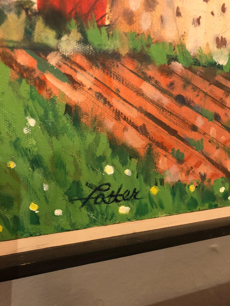 Post Impressionist Painting of Barn by Listed Bucks County Artist John ...