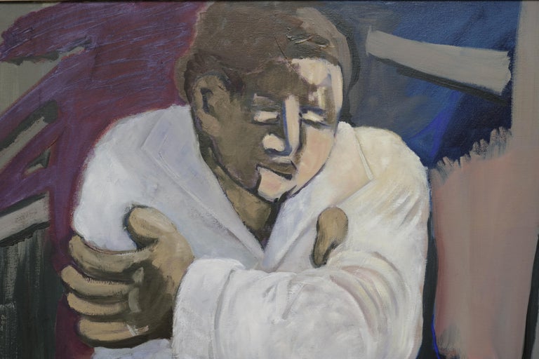 Post-Impressionist Portrait of Working Class African American Man at ...