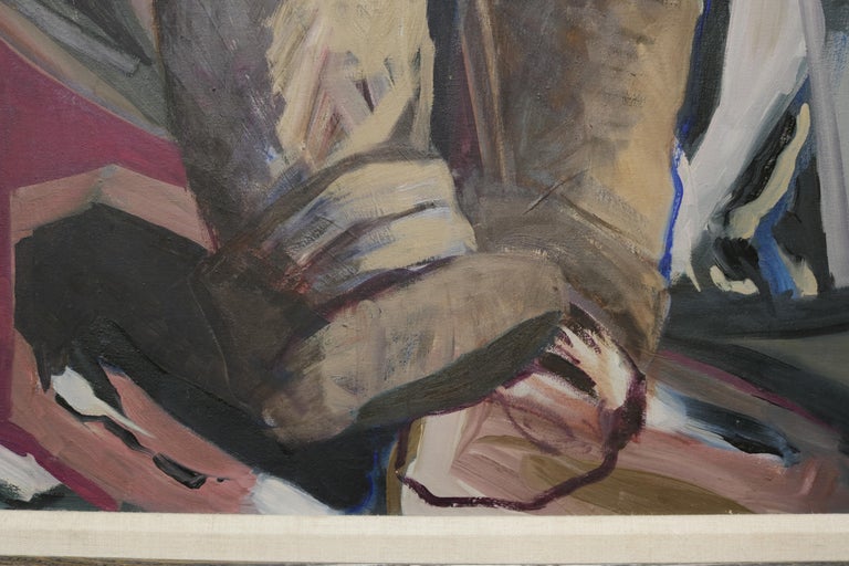 Post-Impressionist Portrait of Working Class African American Man at ...