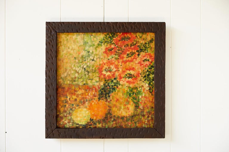 Post Impressionist Still Life of Flowers and Fruit For Sale at 1stDibs