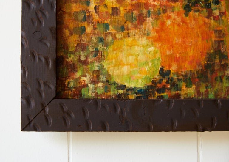 Post Impressionist Still Life of Flowers and Fruit For Sale at 1stDibs
