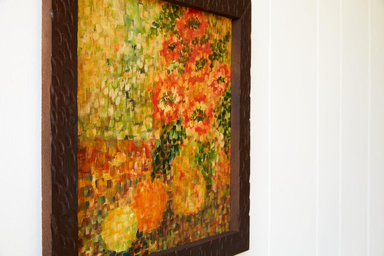 Post Impressionist Still Life of Flowers and Fruit For Sale at 1stDibs