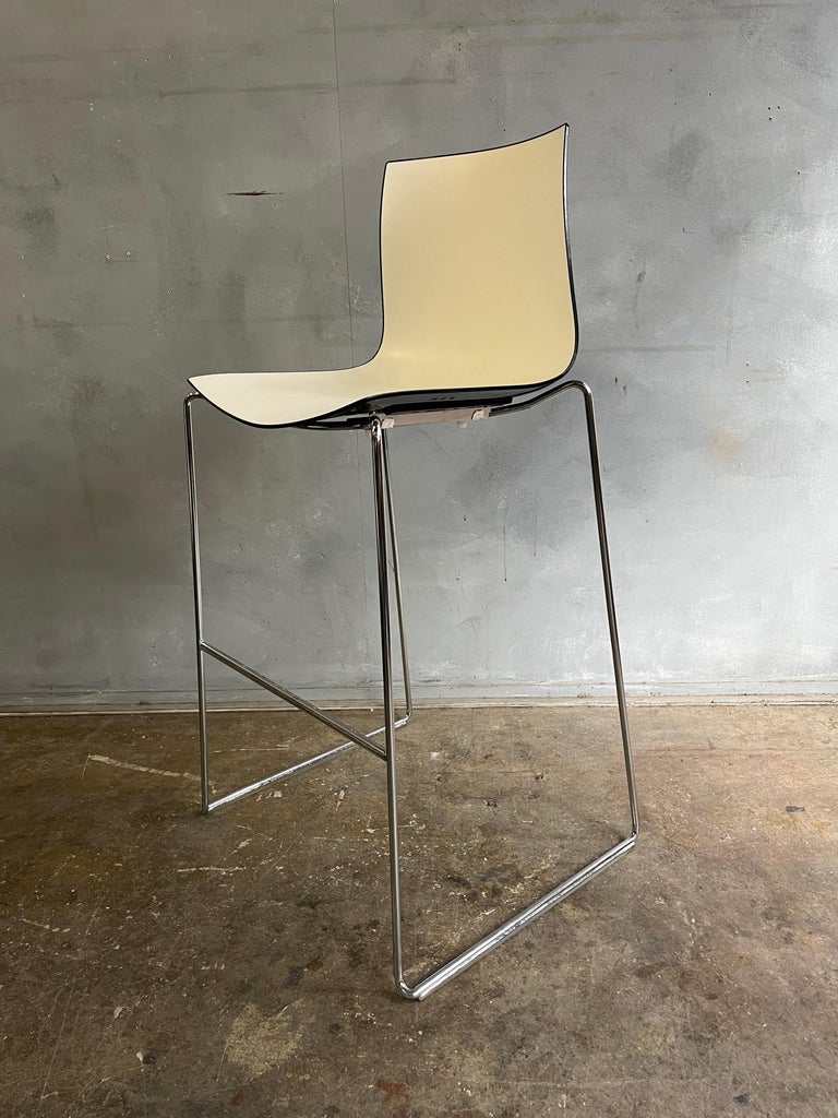 Post Modern Bar Stools, Italy, 'Set of Four' For Sale at 1stDibs