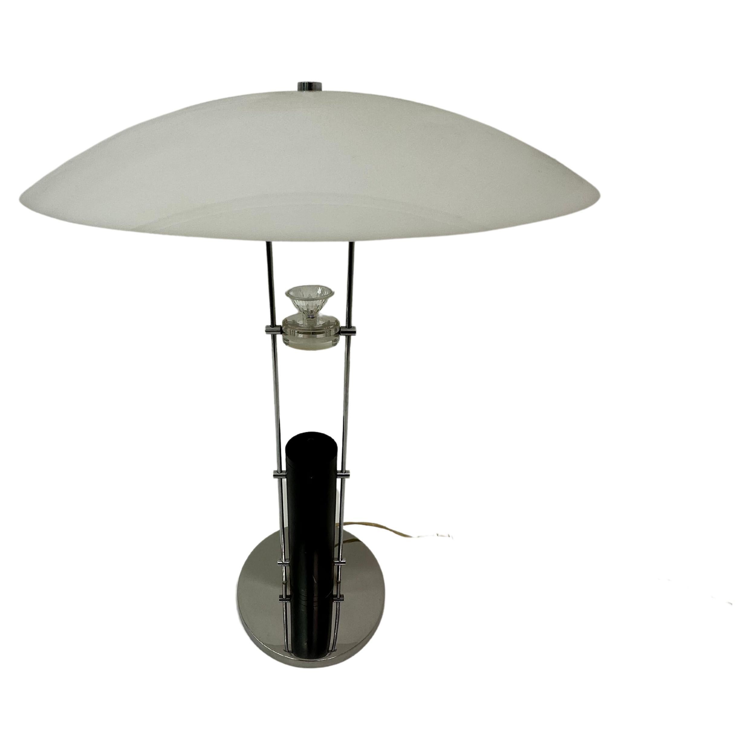 1980s Post Modern Brass Sculptural Table Lamp For Sale at 1stDibs