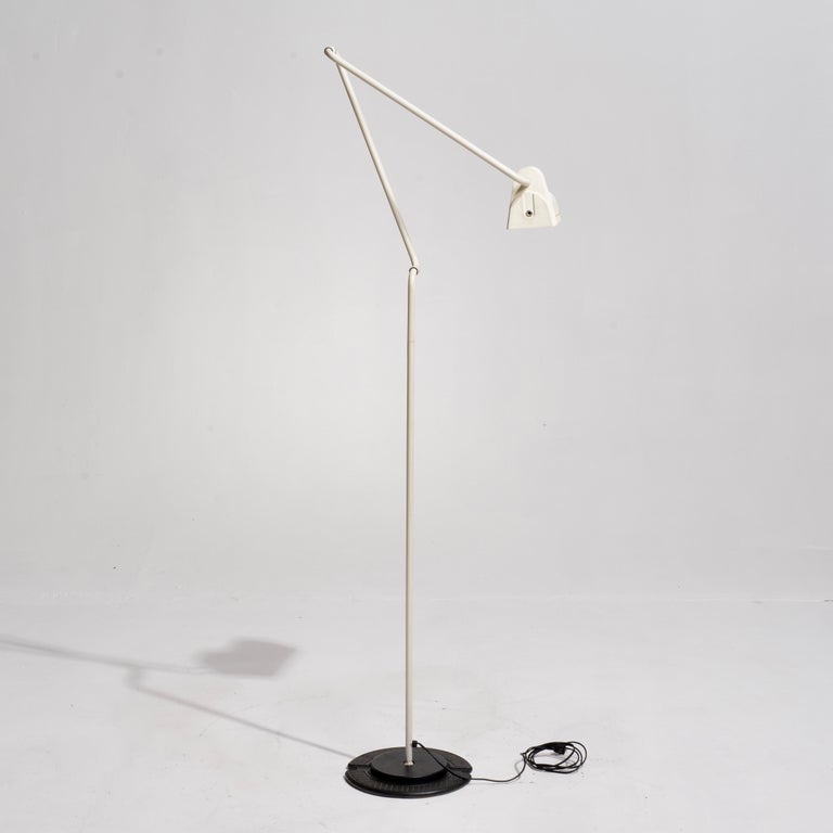 Post Modern Bendable Floor Lamp by Hannes Wettstein for Belux, Spain ...