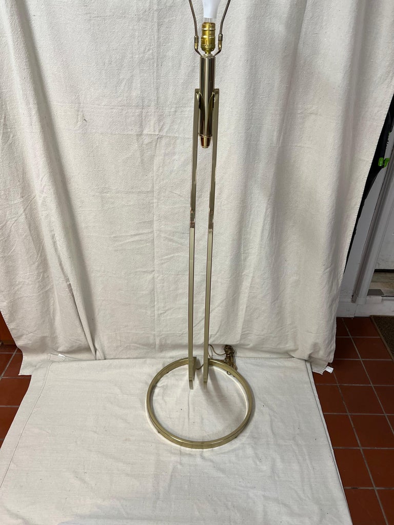 Post Modern Brass Floor Lamp For Sale at 1stDibs