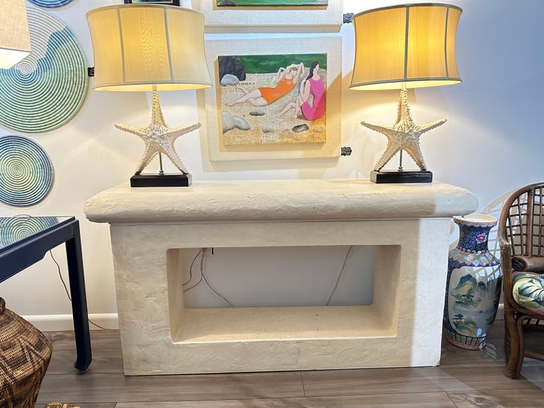 Post Modern Cast Console For Sale at 1stDibs