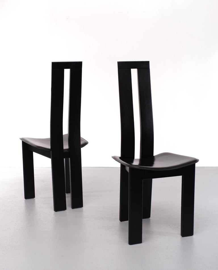 Post Modern Dining Chairs Pietro Constantini Italy 1970s For Sale at ...