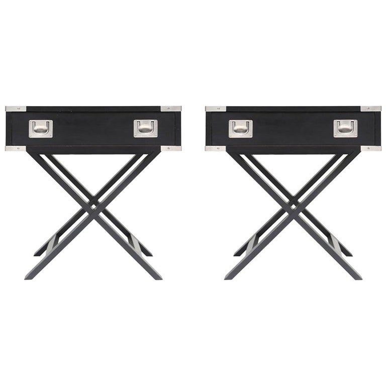 Postmodern 'Director' Side Tables at 1stDibs