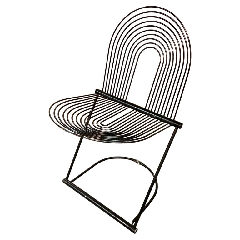 Post Modern Graphic Chair Designed by J&H OHL For Sale at 1stDibs