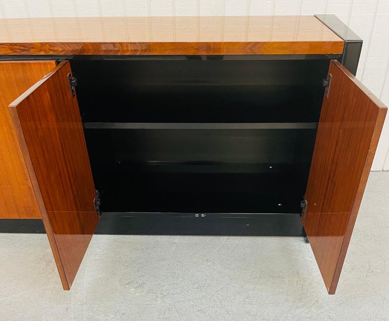 Post-Modern Henredon Lacquered Sideboard For Sale at 1stDibs