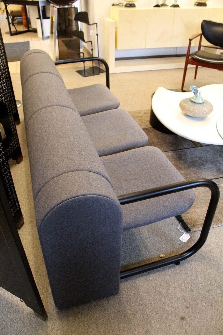 Post Modern Herman Miller Knoll Attributed Modular Sofa with Black ...