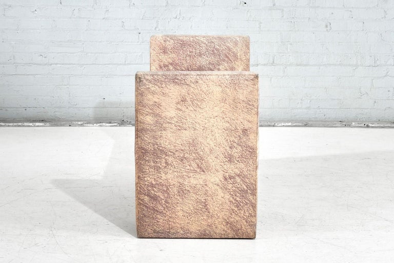 Post Modern High Arm Bench by Directional, 1970 For Sale at 1stDibs