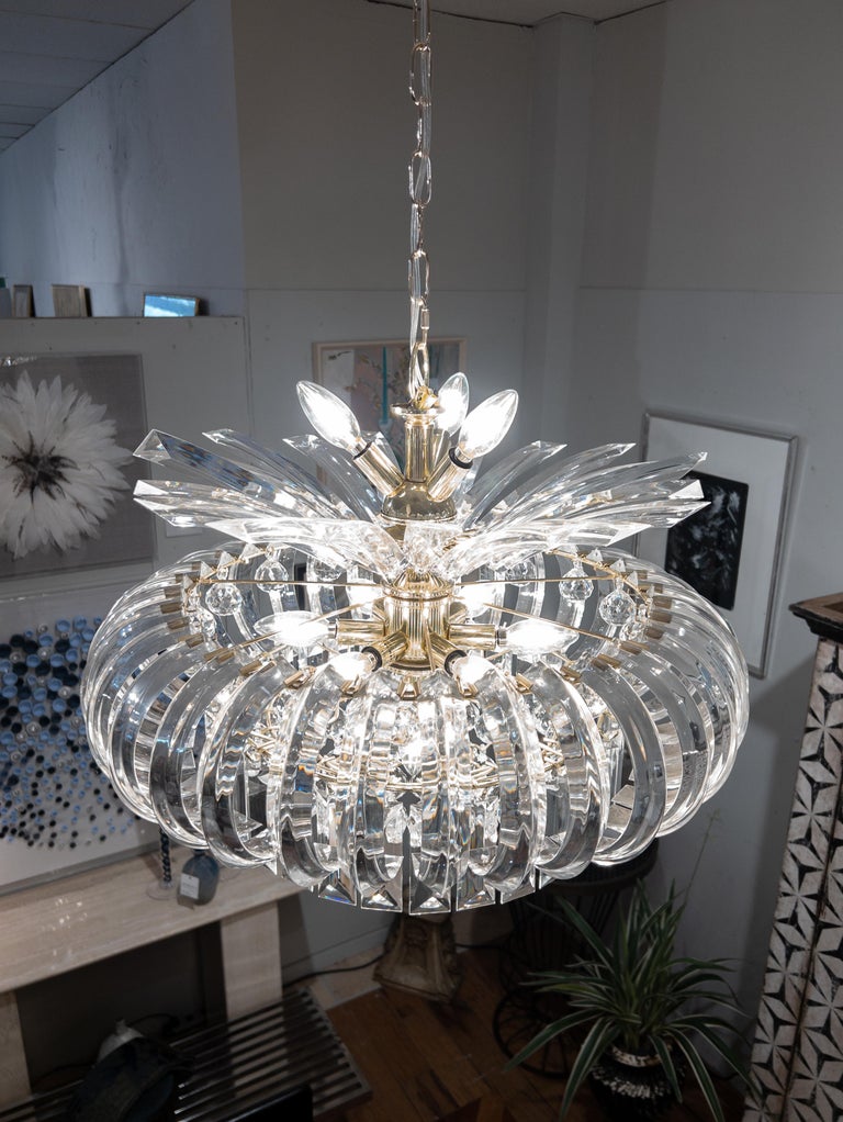 Post Modern, Hollywood Regency Chandelier For Sale at 1stDibs
