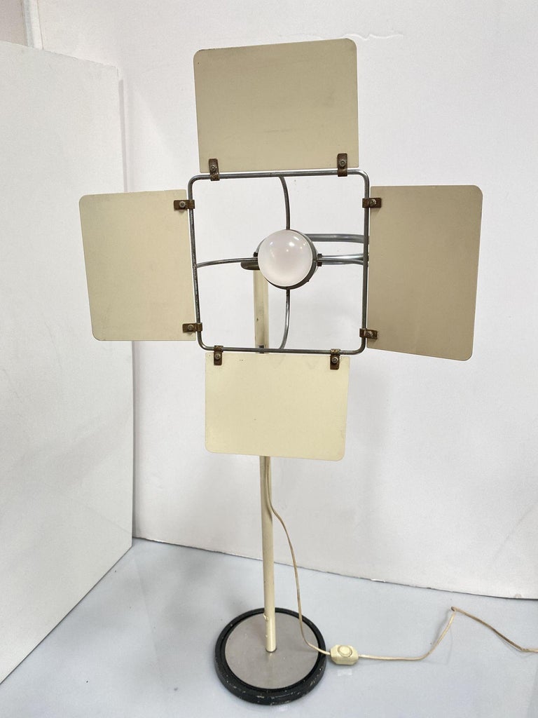 Post Modern Italian Floor Lamp with Hollywood Style Barn Doors For Sale ...