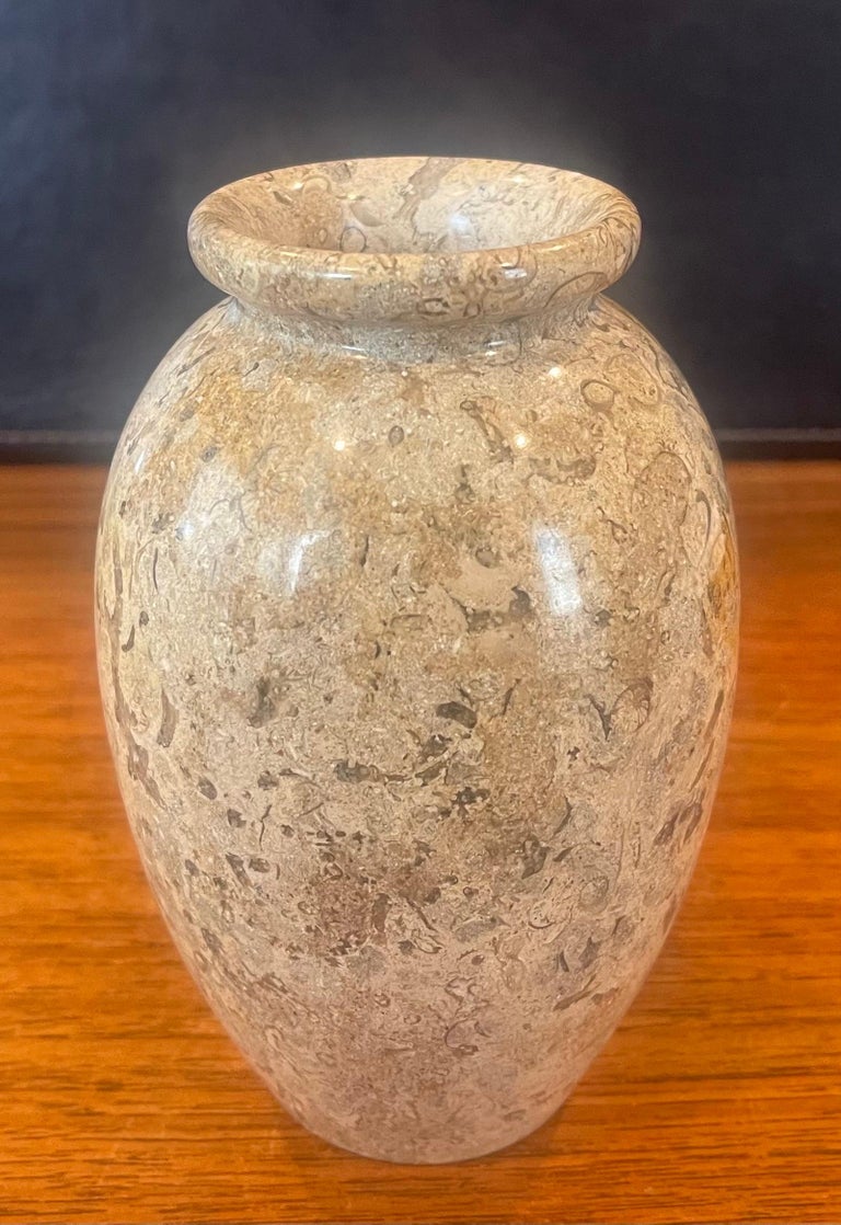 Post-Modern Italian Marble Vase For Sale at 1stDibs