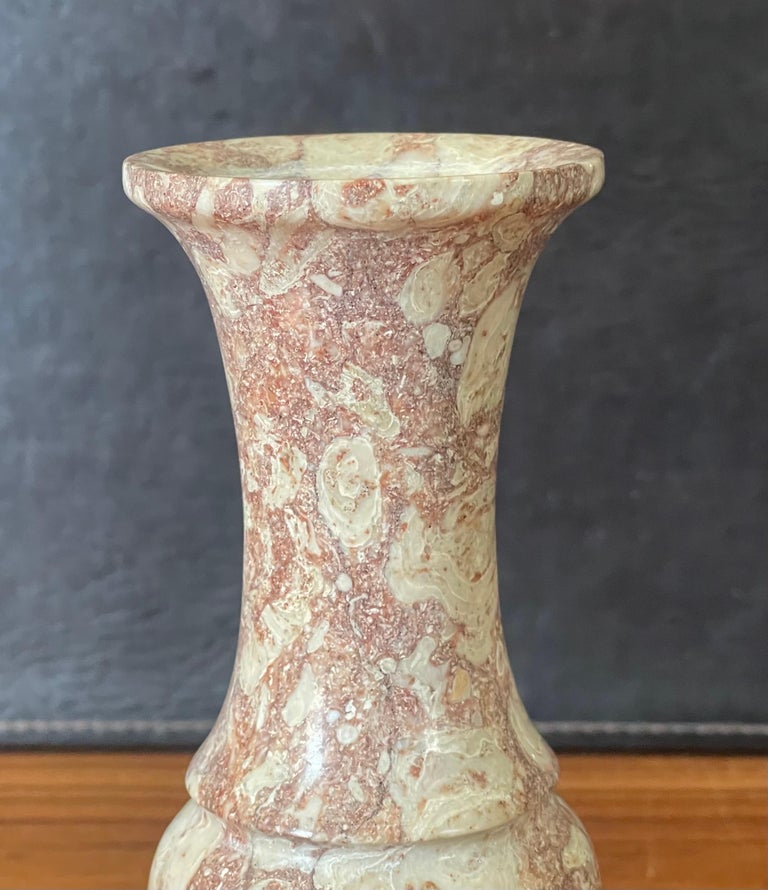 Post-Modern Italian Marble Vase For Sale at 1stDibs