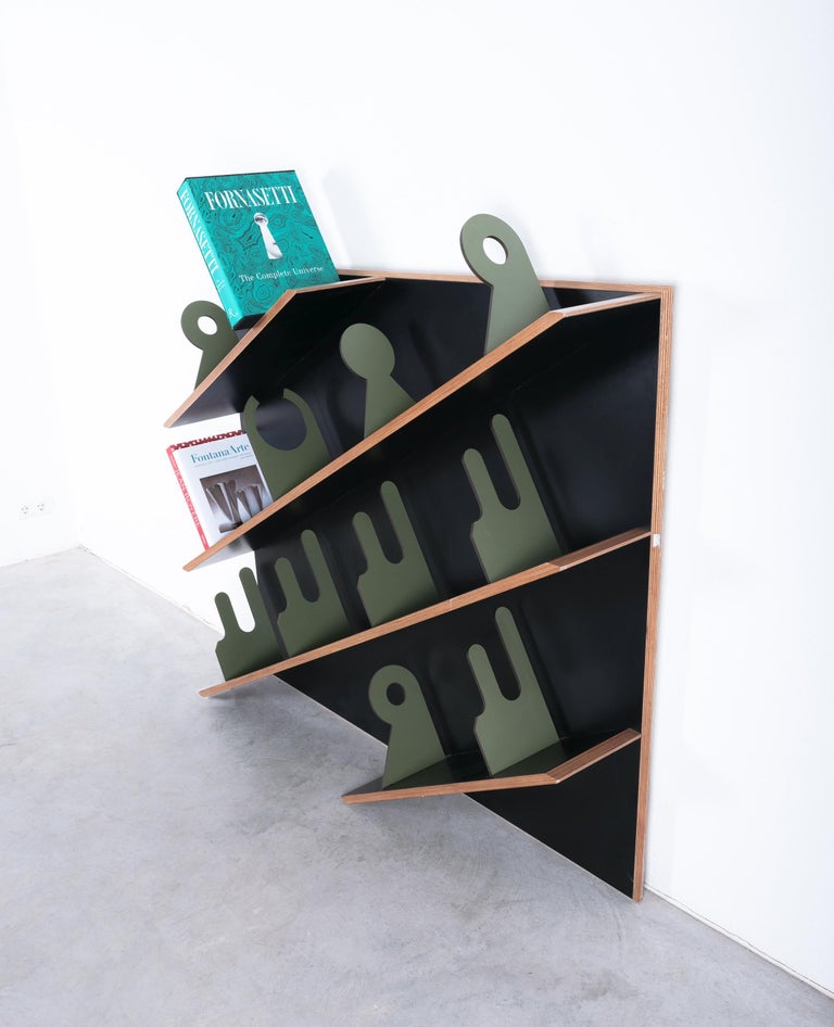 Post-modern Library Shelf System, Italy, 1980 For Sale at 1stDibs