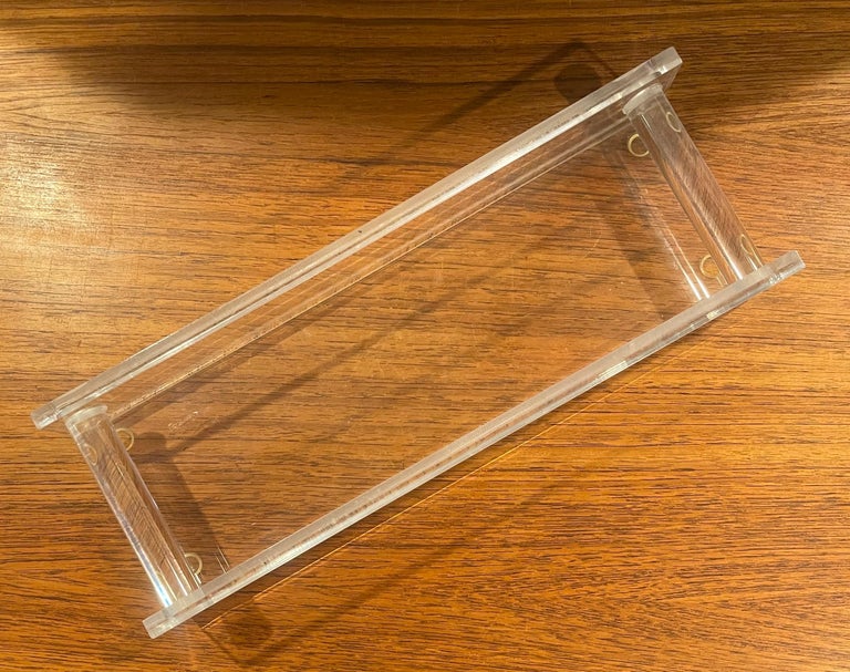 Post-Modern Lucite Bath Tray For Sale at 1stDibs