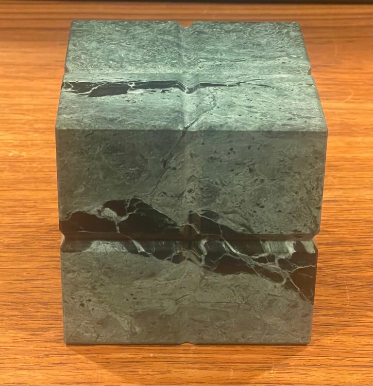 Post-Modern Marble Block / Paperweight For Sale at 1stDibs